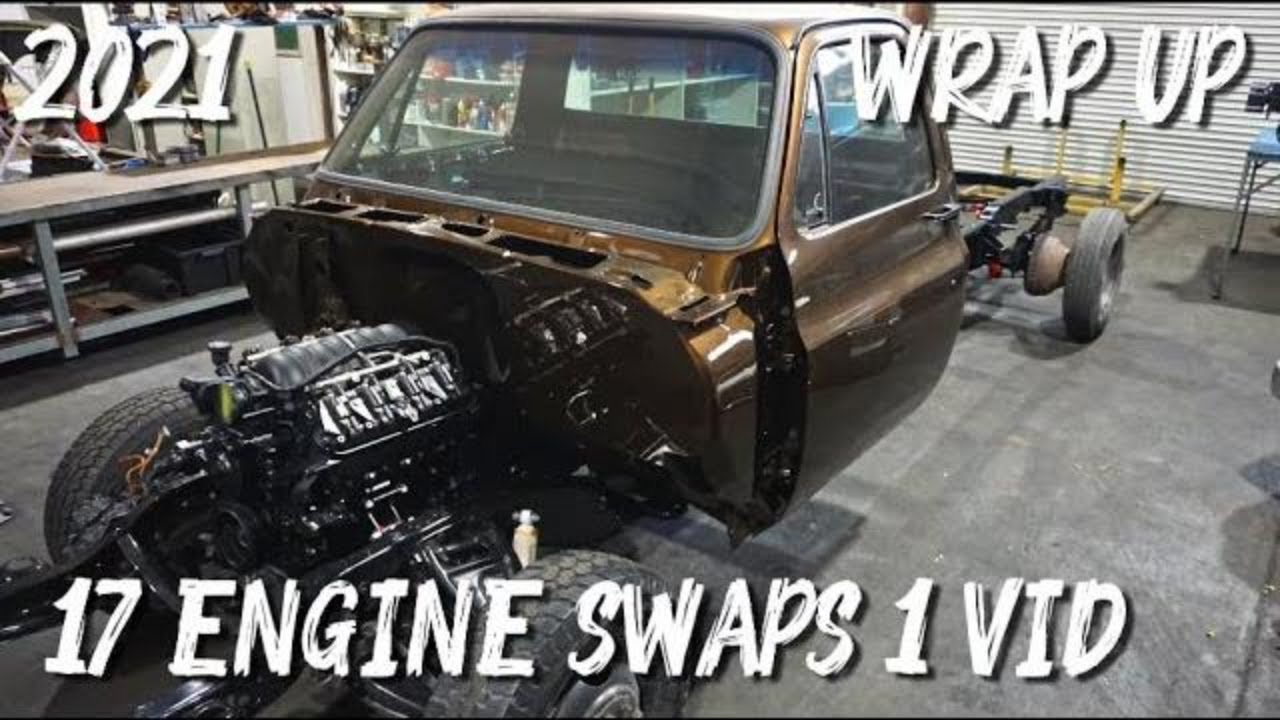 2021 Wrap up 17 LS Swaps in 1 Year - YouTube