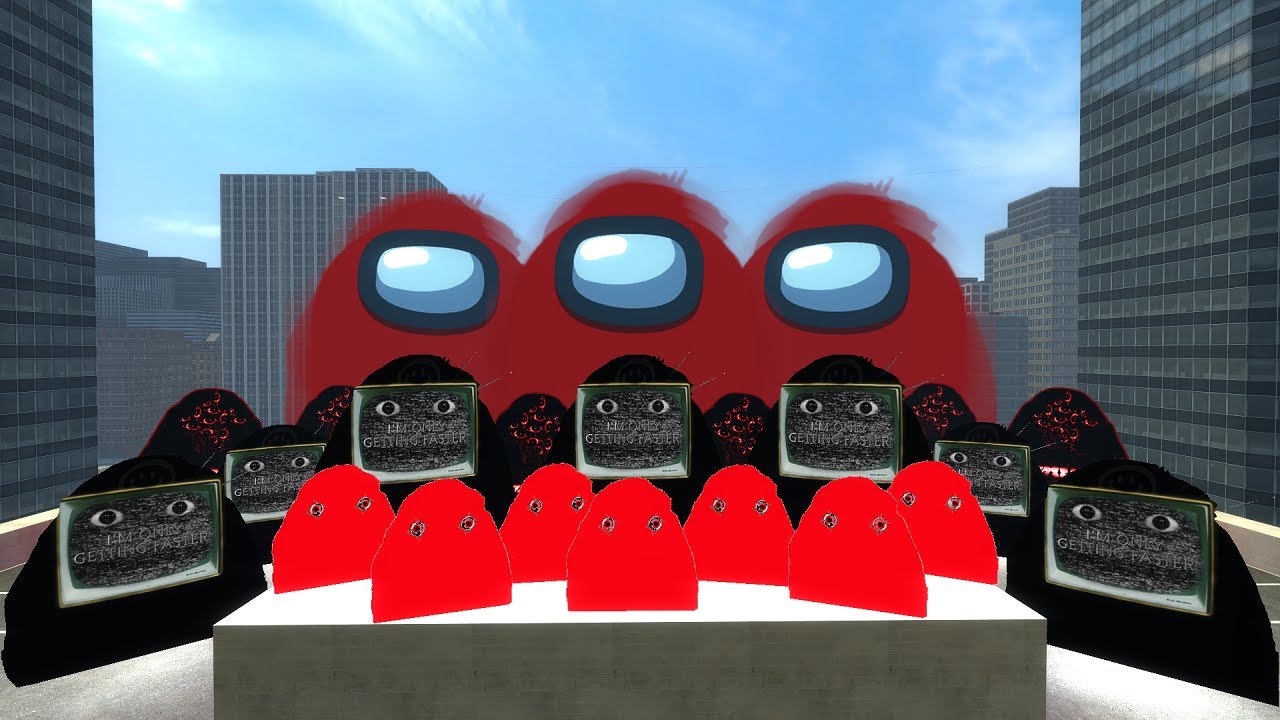 GIANT SUS ANGRY MUNCI SQUAD is After Me in GMod - Can I Escape the ...