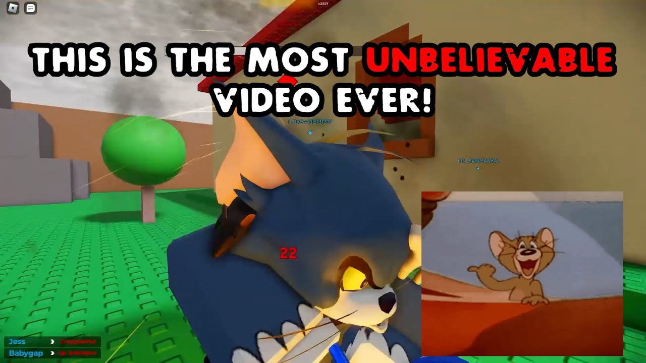 I FOUND TOM FROM TOM AND JERRY! | Top 1 #100 | Gunfight Arena | Roblox ...