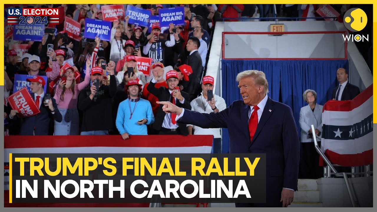 US Election 2024: Donald Trump's Final Rally In North Carolina | Latest ...