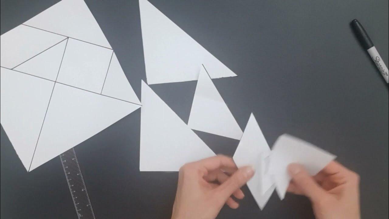How To Make Your Own Tangram ~ Tangram #tangram #puzzles - YouTube