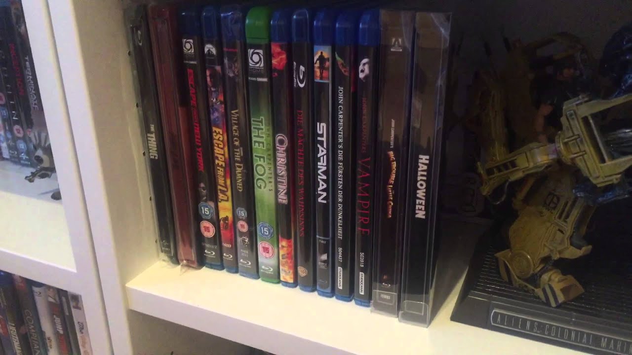 Blu Ray collection - John Carpenter - YouTube