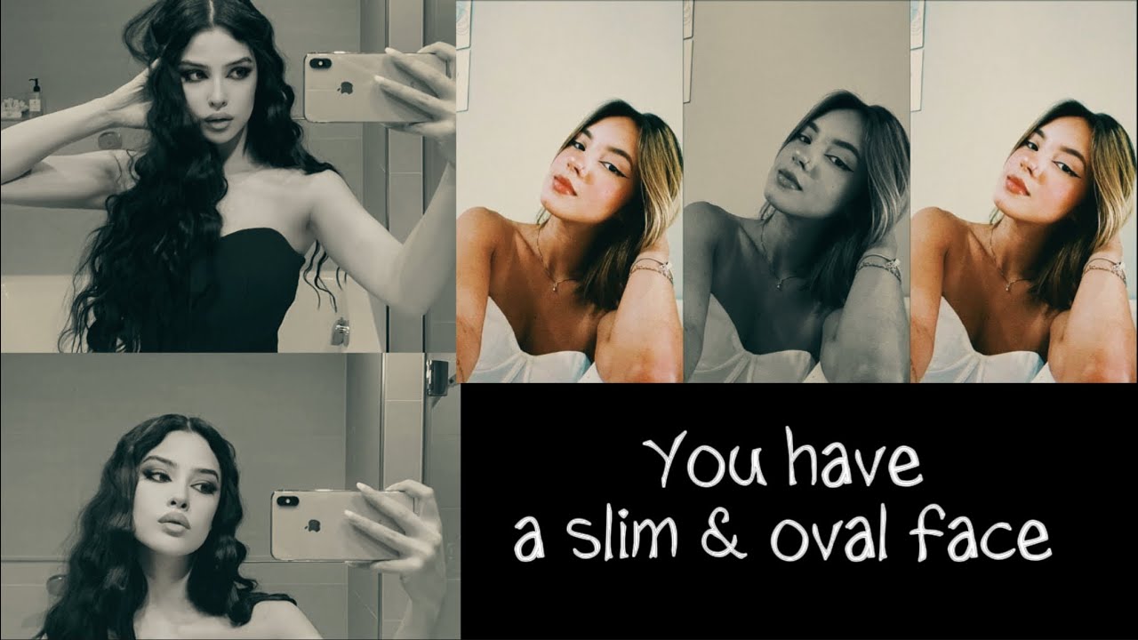 Slim & oval model like face | Forced Subliminal - YouTube
