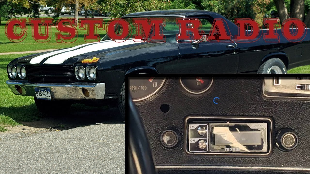 Custom Built Car Radio Unit for Classic Car - YouTube