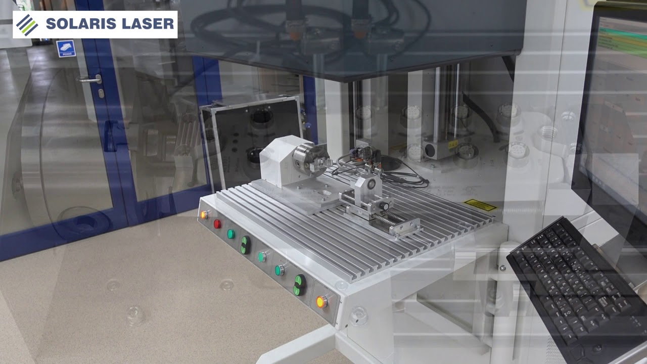 Solaris Laser PRO2 Workstation for laser marking - YouTube