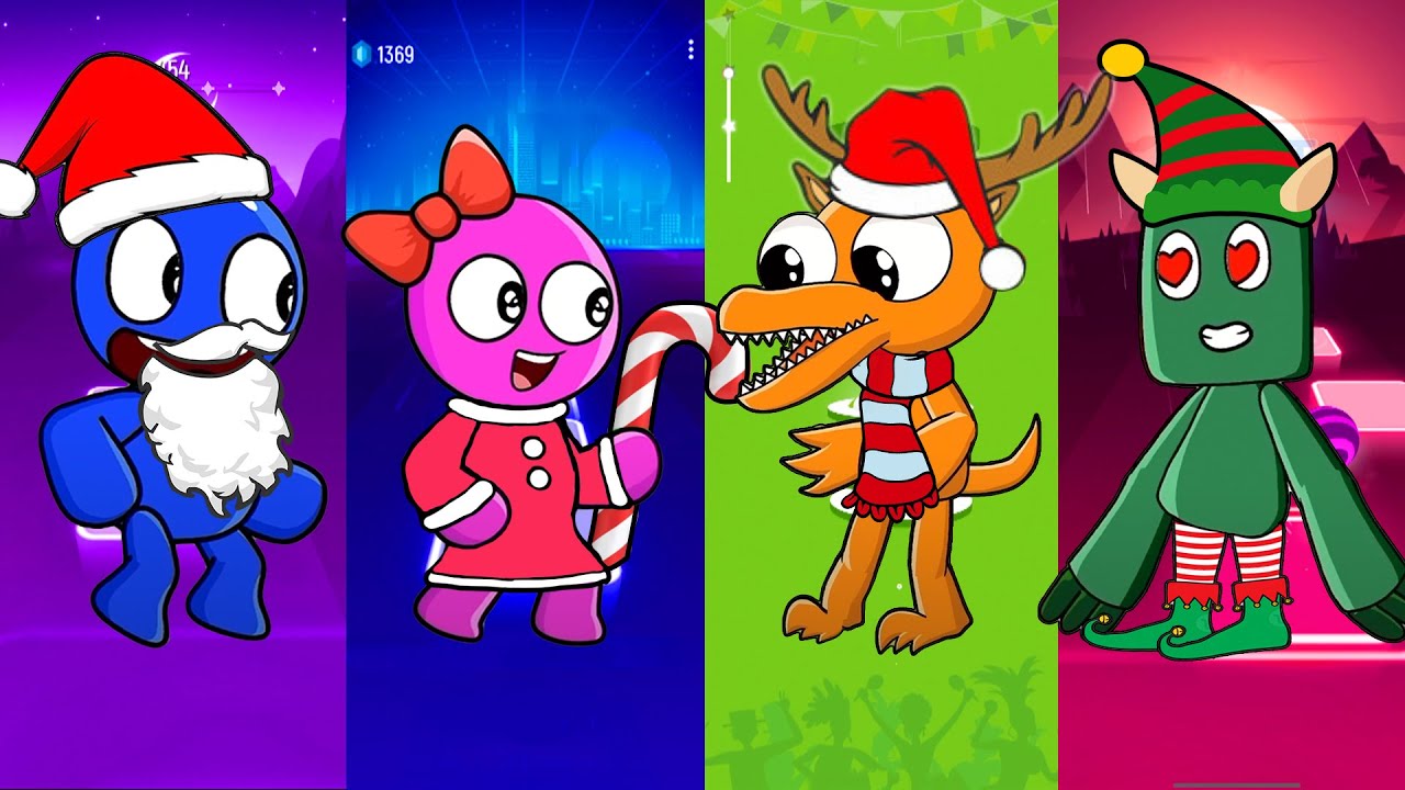 Rainbow Friends Christmas: Blue(Rise) x Pink(SugarCrash!) x Orange ...