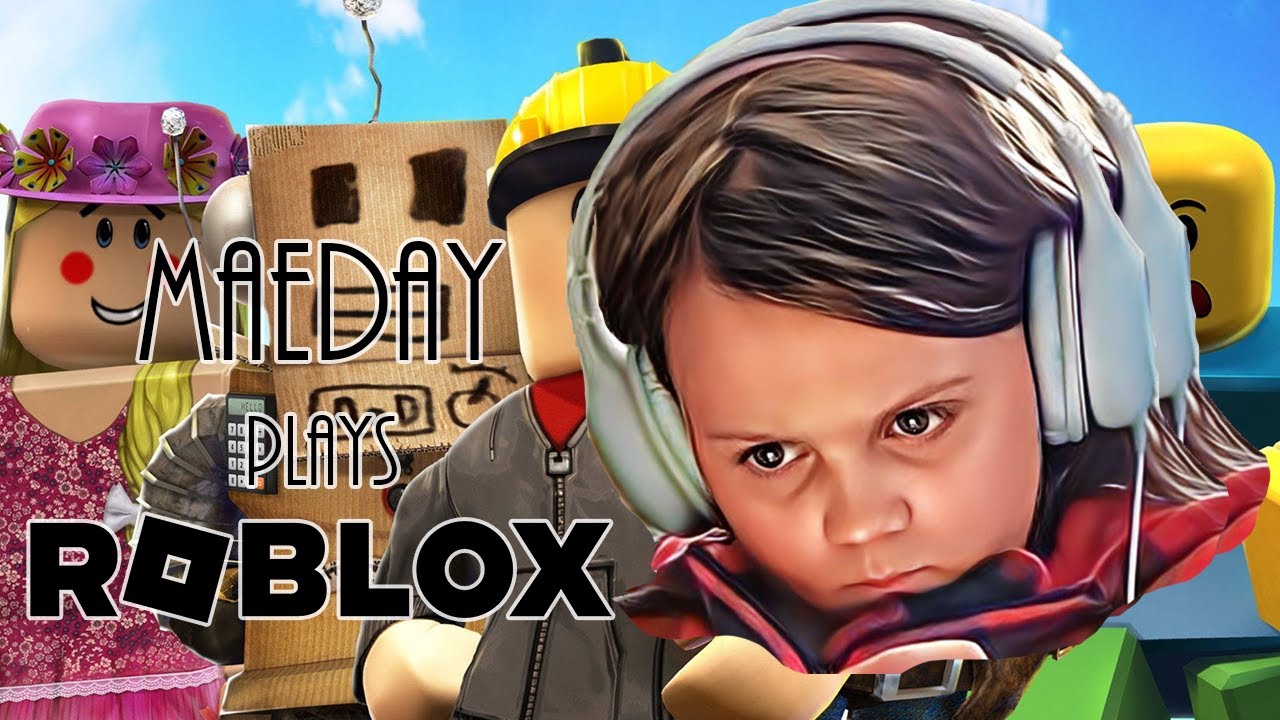 MaeDay Plays Roblox - Pajama Friday - YouTube