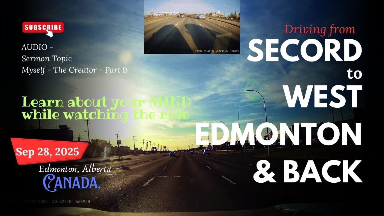 Secord to West Edmonton & Back, Edmonton, Alberta, Canada. #driving # ...