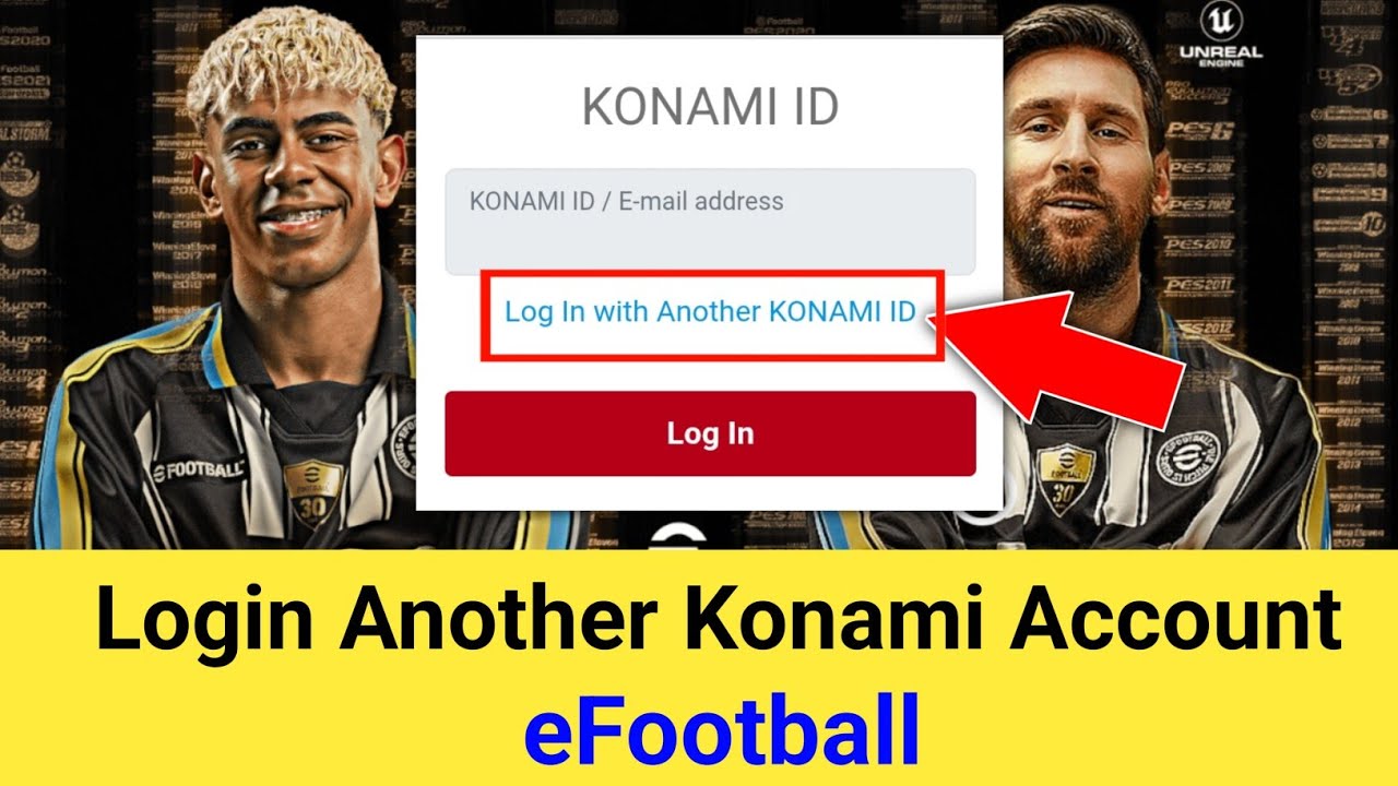How To Login Another Konami Account On eFootball || eFootball New ...
