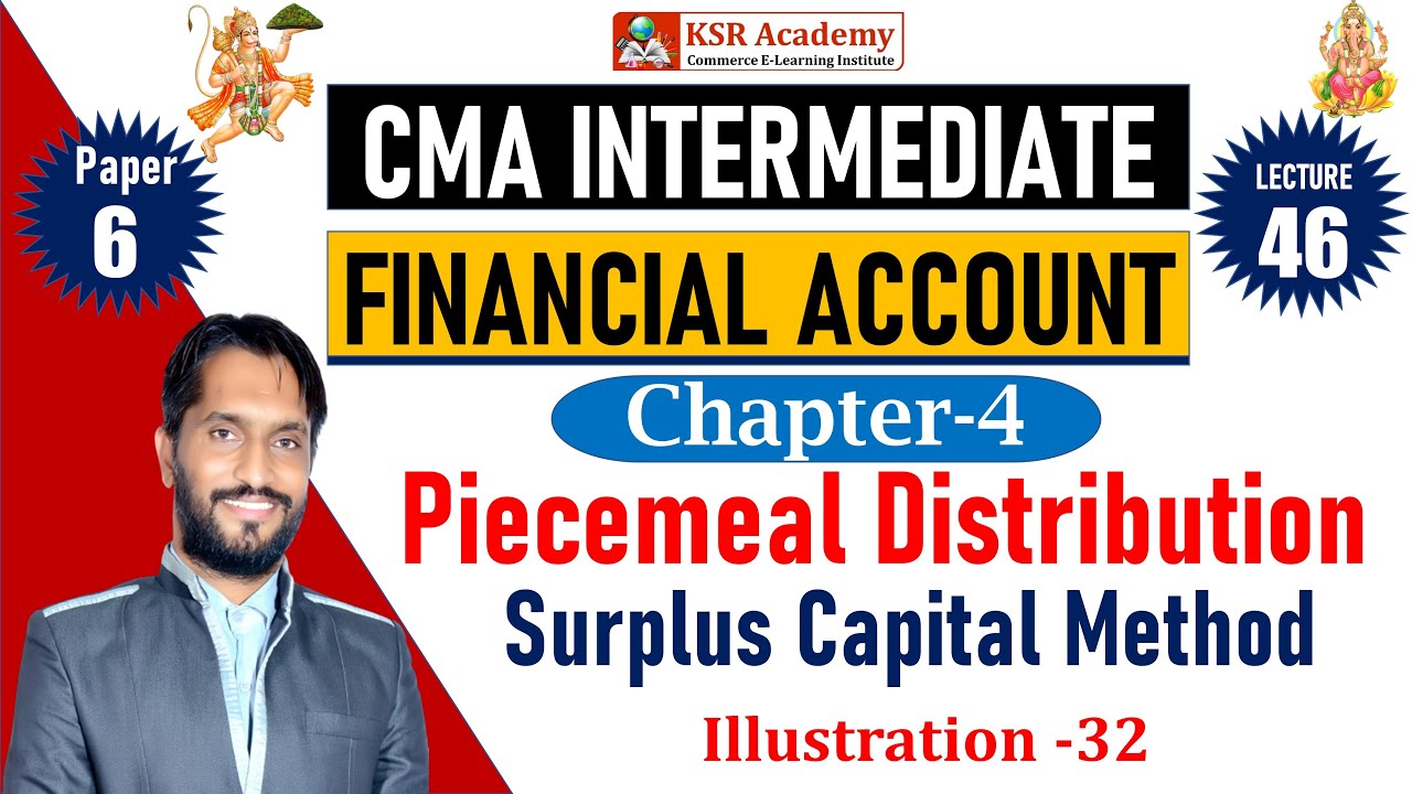 Piecemeal Distribution CMA Inter Partnership Account | |Surplus Capital ...