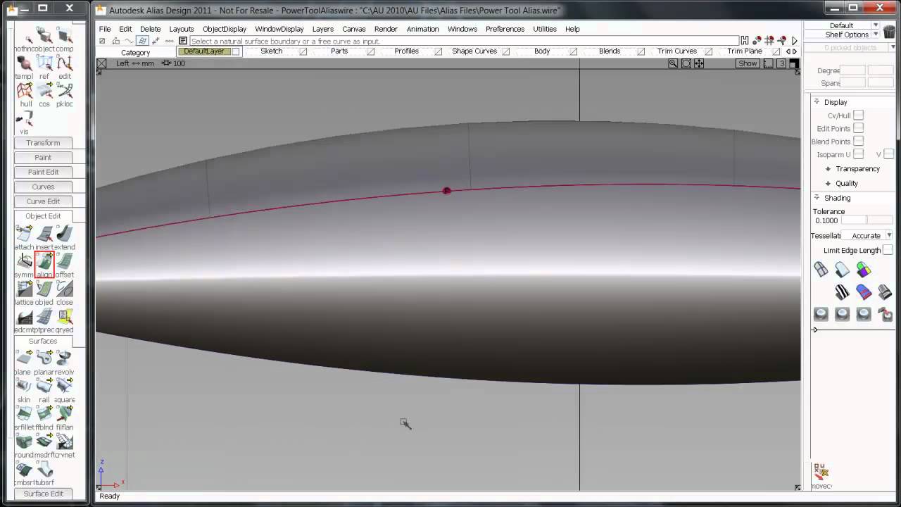 16 Alias Design Steps - YouTube