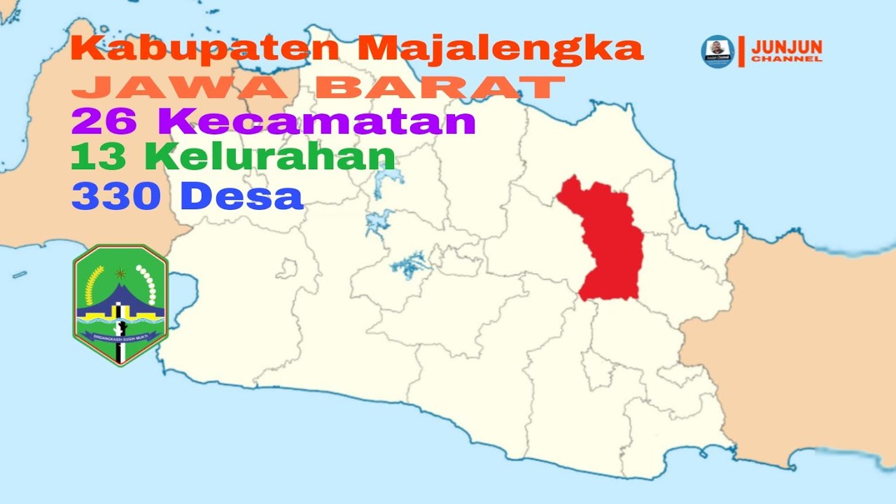 Kabupaten Majalengka, Jawa Barat, 26 Kecamatan, 13 Kelurahan, 330 Desa ...
