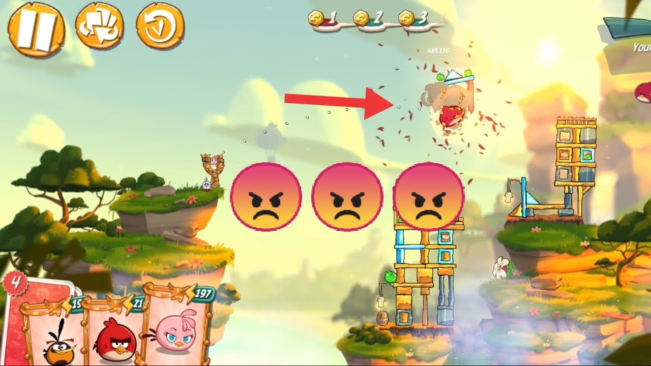 Angry Birds 2: The Most Terrifying Terence's Hit Bug!😡😡😡 - YouTube