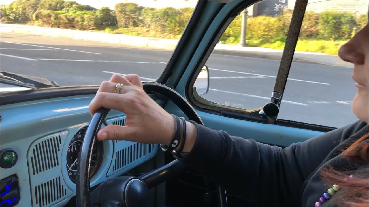 vw beetle 1974 ‘pantina’ bug Mrs vwcoco first drive !! - YouTube