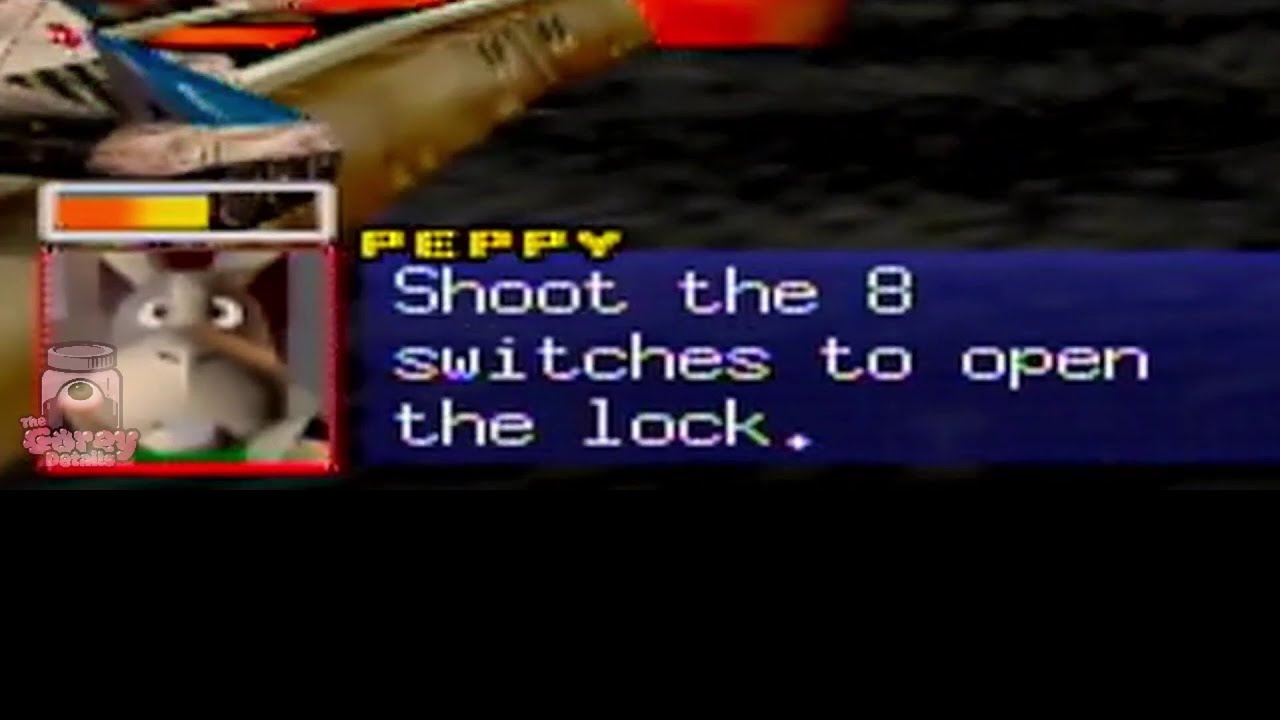Star Fox 64 - "Shoot the 8 switches to open the lock" - The Gorey ...