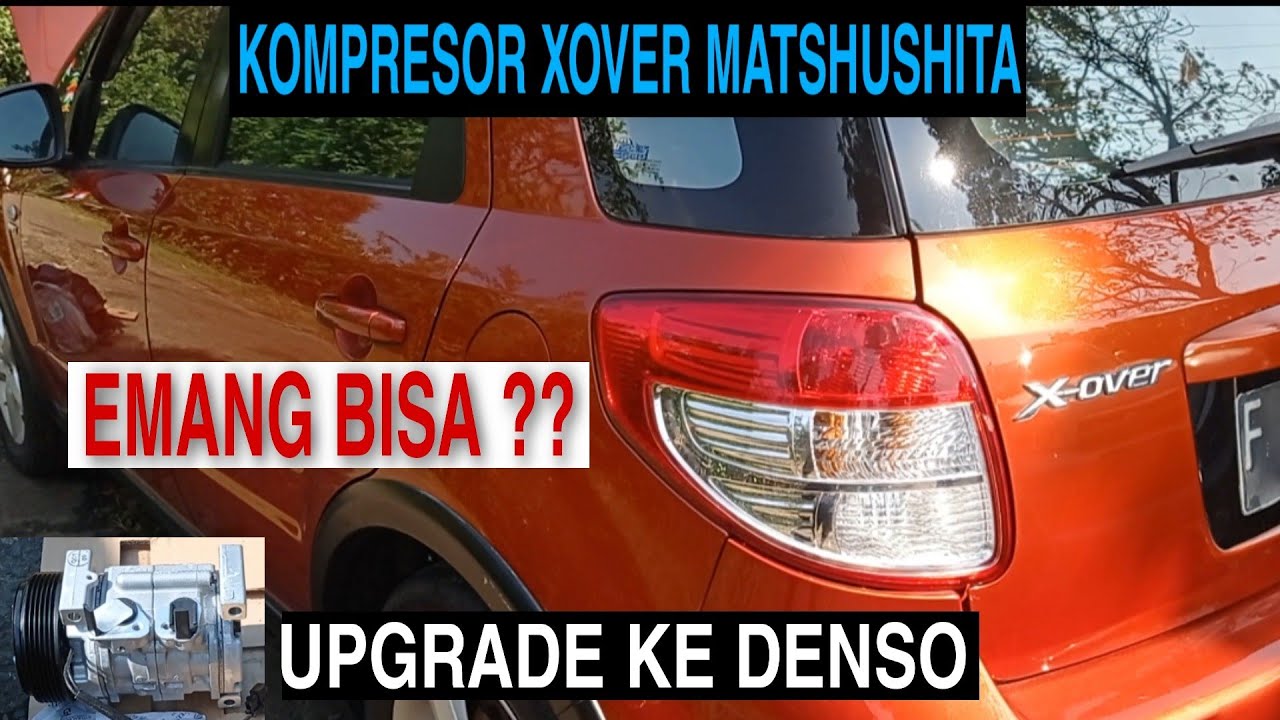 modifikasi kompresor AC Suzuki xover SX4 pakai DENSO ga perlu rubah ...