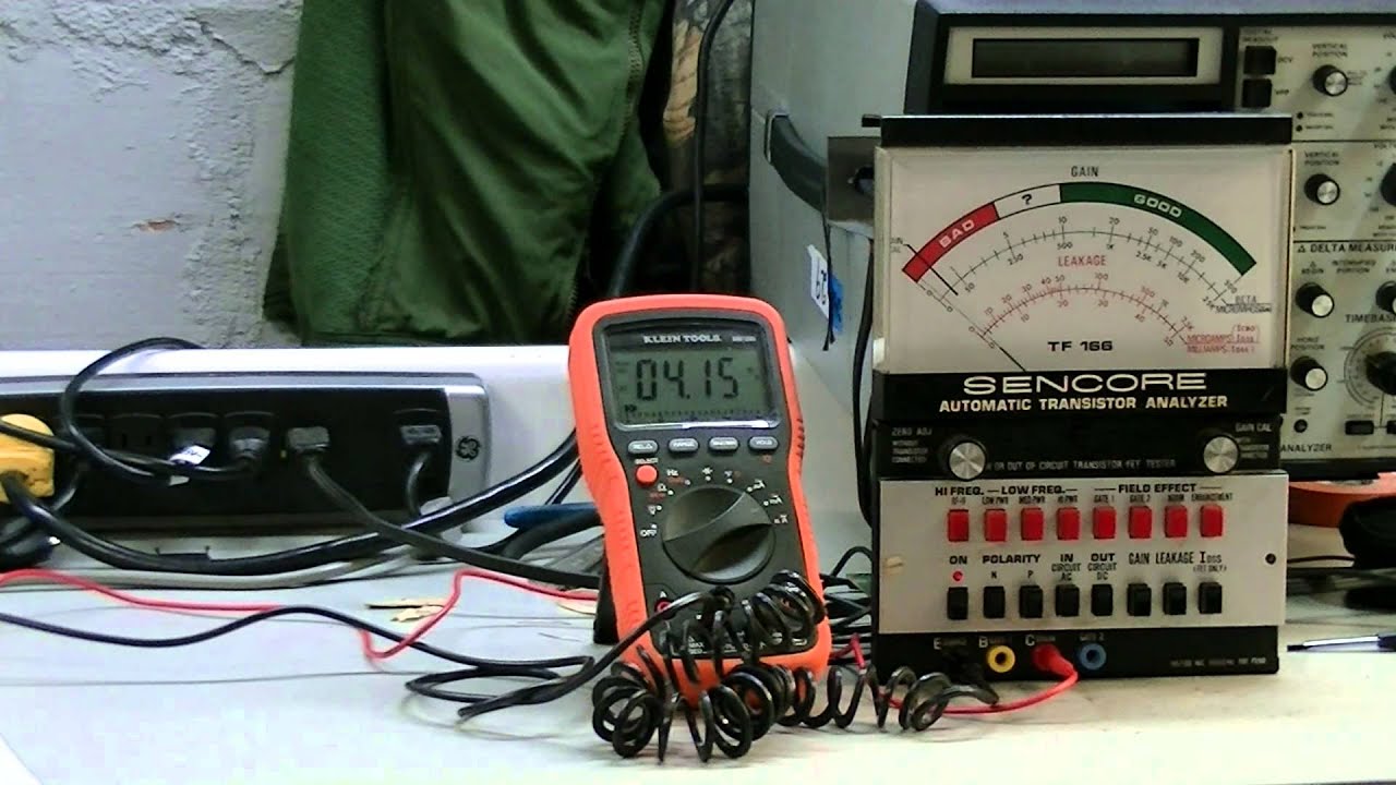 Sencore TF166 Transistor Analyzer Part 2 - YouTube