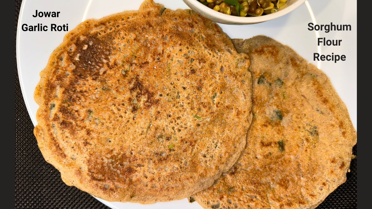 Instant Gluten Free Garlic Roti || Jowar Garlic Roti || Sorghum Flour ...