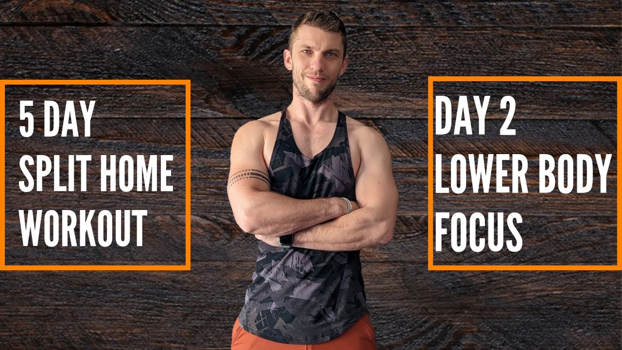 Body Weight Home Workout / Day 2 of 5 Day Split - YouTube