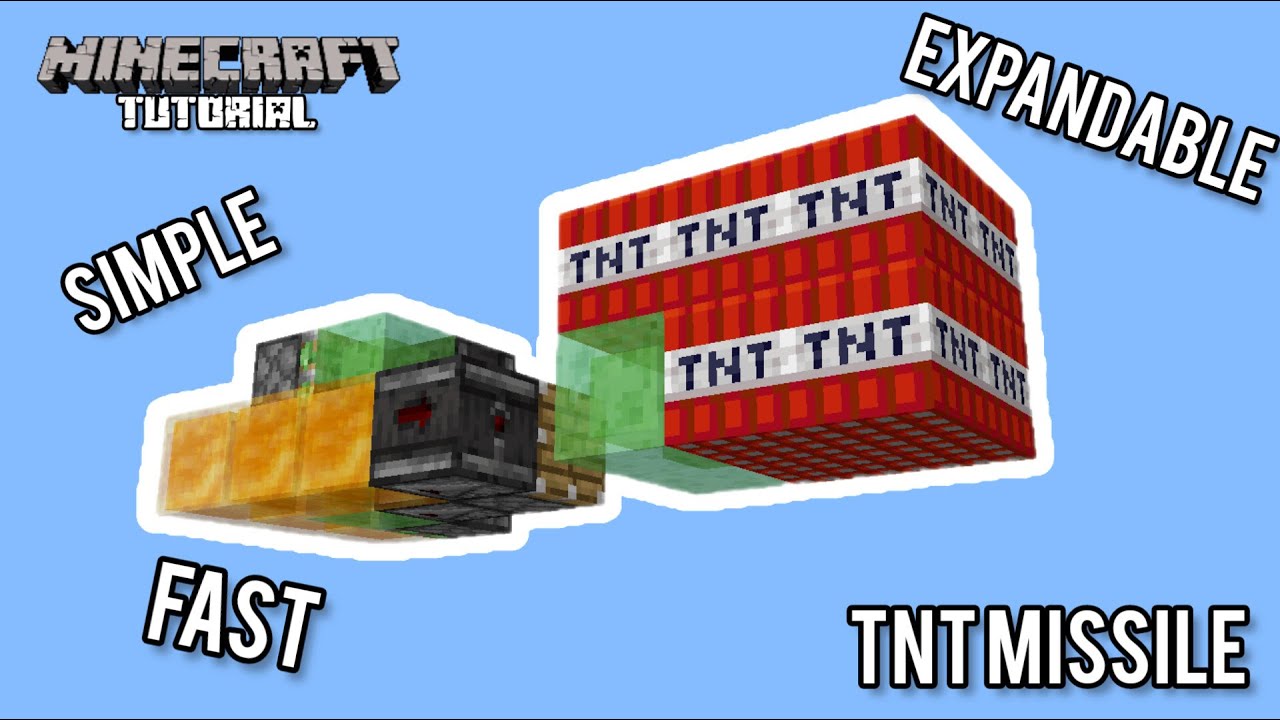 Tnt Missile | Minecraft 1.21 Redstone Tutorial - YouTube
