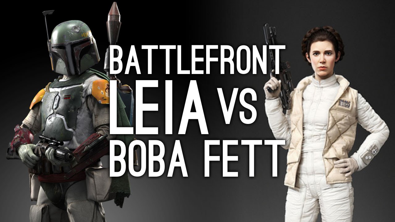 Star Wars Battlefront: Princess Leia vs Boba Fett - JETPACK CALAMITY ...