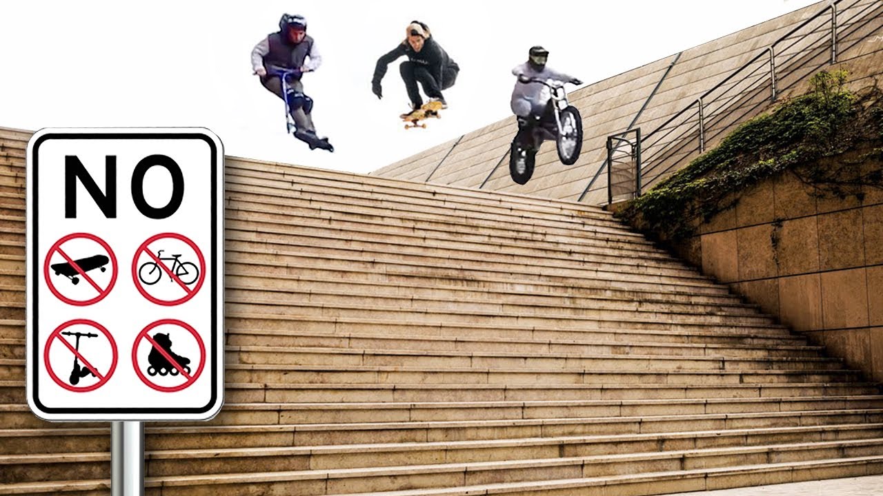 Why Everyone tries this MASSIVE 25 Stair... - YouTube