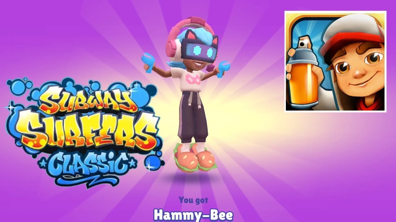 UNLOCKING HAMMY BEE ON SUBWAY SURFERS CLASSIC 2024 - YouTube