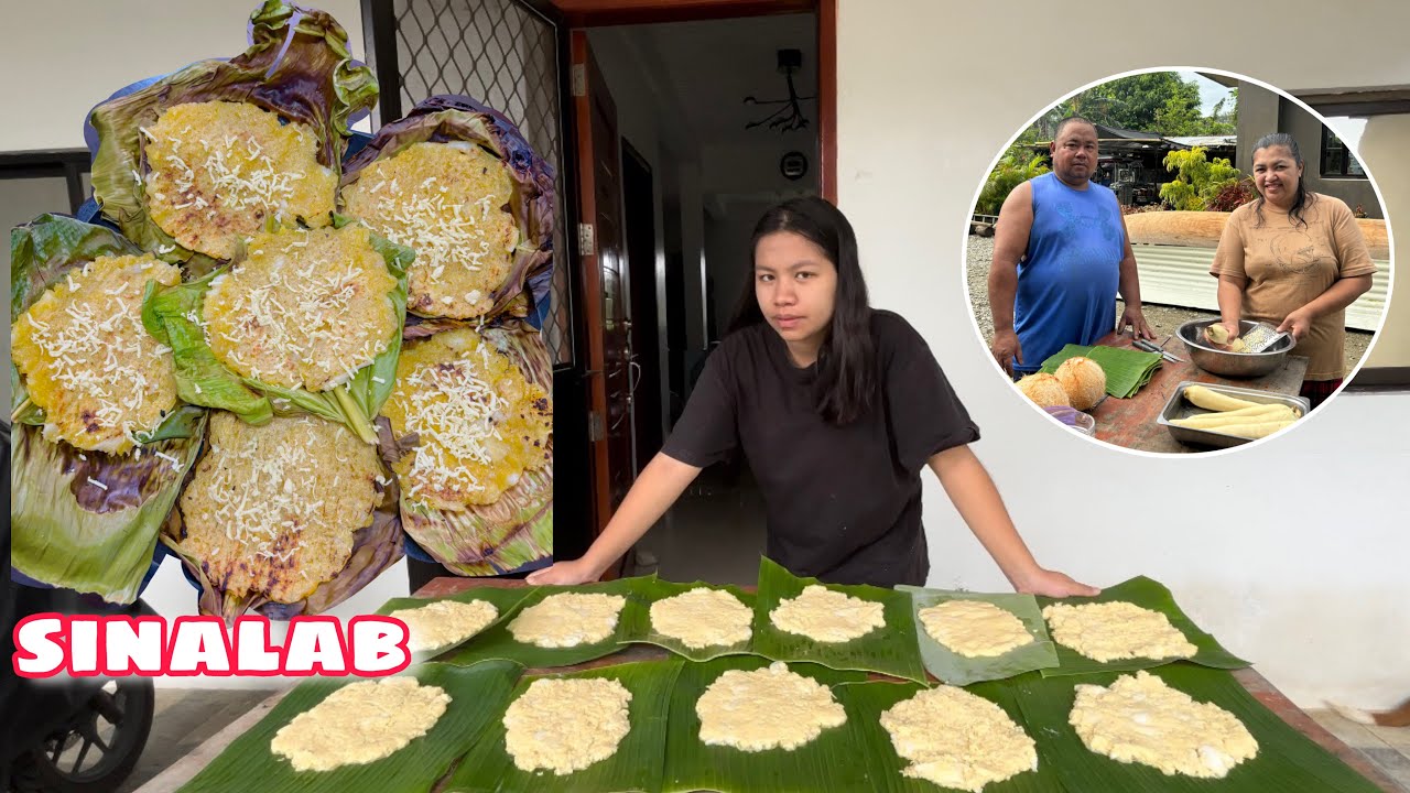 NAGLUTO AKO NG SINALAB NA KAMOTENG KAHOY | SINALAB RECIPE | CASSAVA PANCAKE - YouTube
