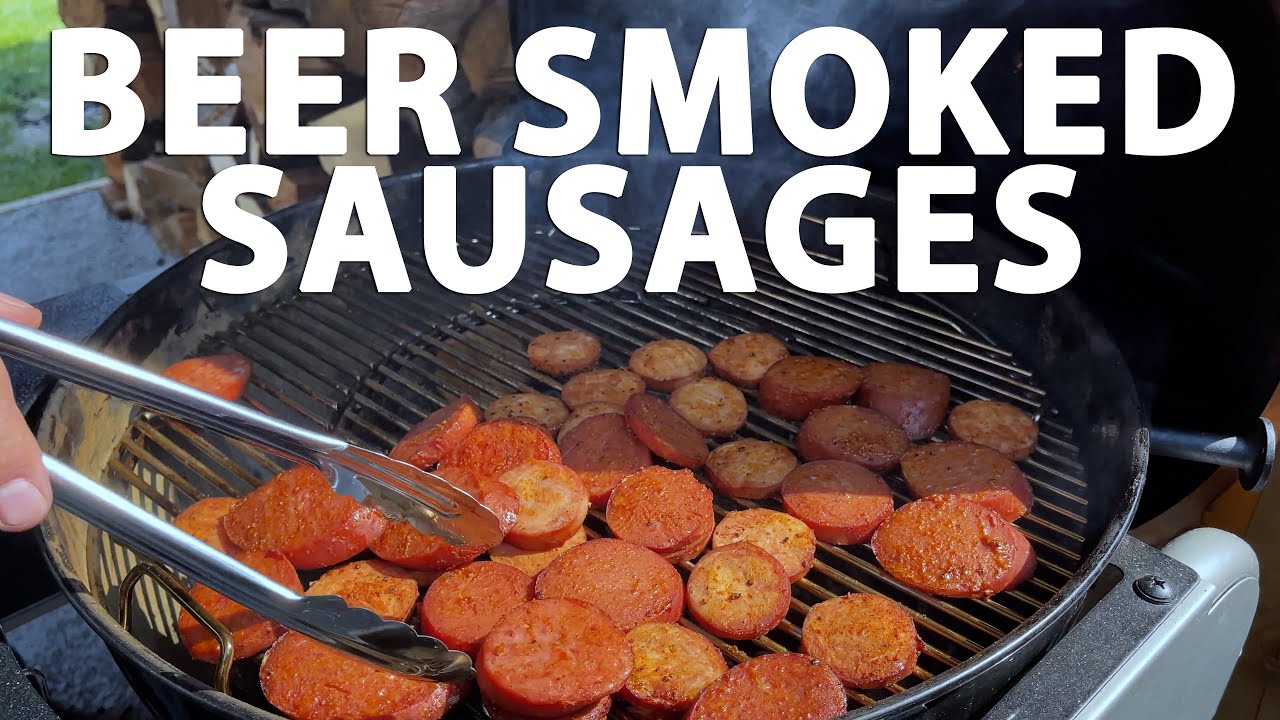 BEER SMOKED SAUSAGE | Recipe | BBQ Pit Boys - YouTube