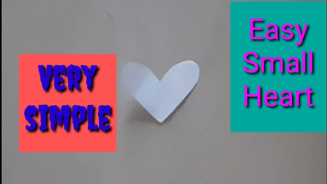How To Make Small Heart YouTube how-to-make-small-heart-youtube