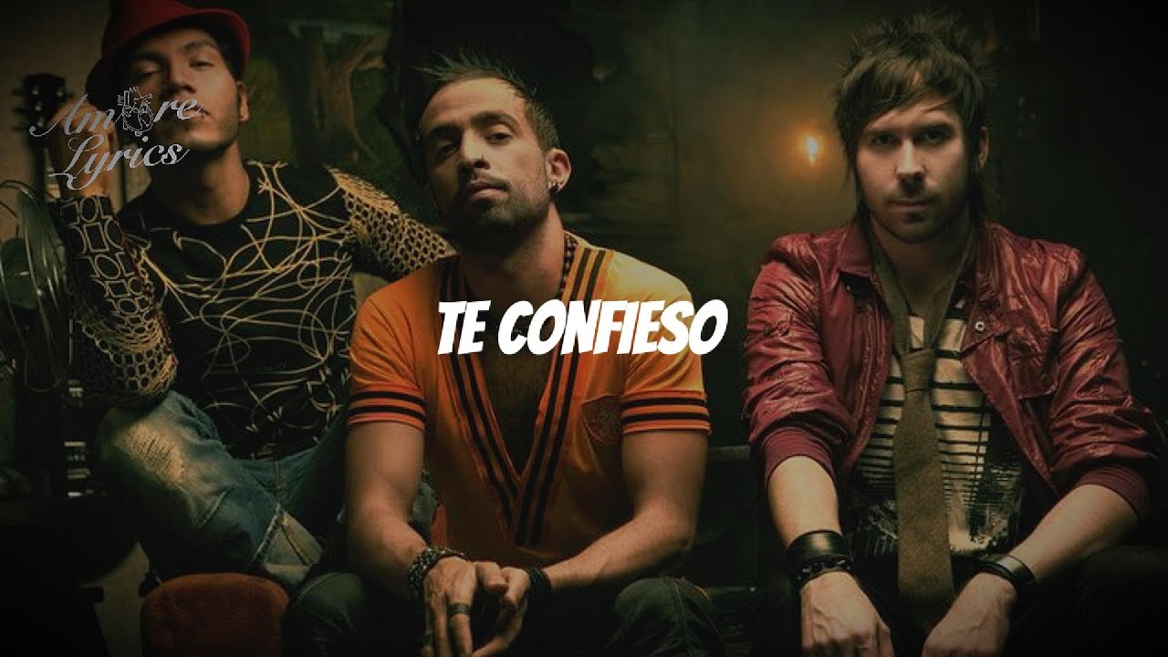 CAMILA - TE CONFIESO (LETRA) - YouTube