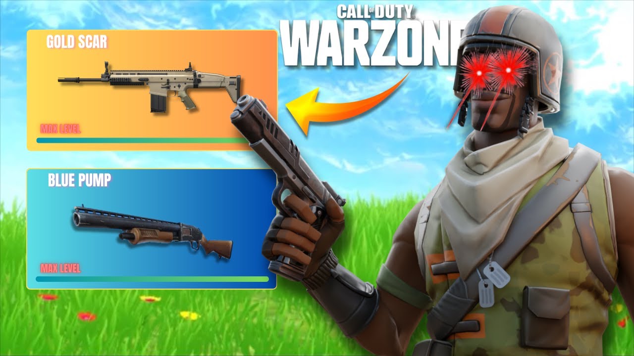 So They Added Fortnite Guns Into Warzone.... - YouTube