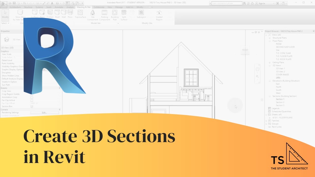 How To Create A 3D Section In Revit YouTube How To Create A 3D Section In Revit YouTube