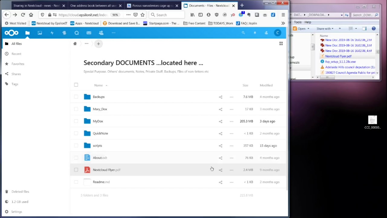 NextCloud Hub - How to Upload Files from PC - 2020-05-12 - YouTube