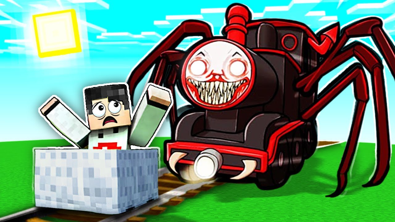Playing Choo Choo Charles In Minecraft.. - YouTube