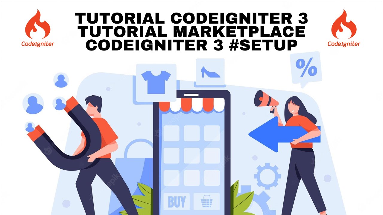 Live Stream Noobcoder Tutorial Marketplace Codeigniter 3 Bagian Setup 3895