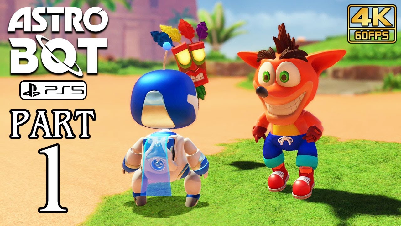 ASTRO BOT Gameplay Walkthrough PART 1 (PS5) No Commentary @ 4K 60ᶠᵖˢ ...
