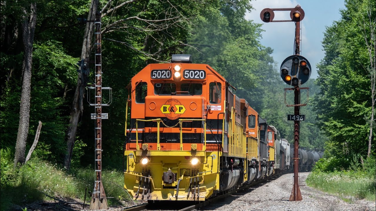 EMD Variety on the Buffalo and Pittsburgh RR 6/30/22 - YouTube