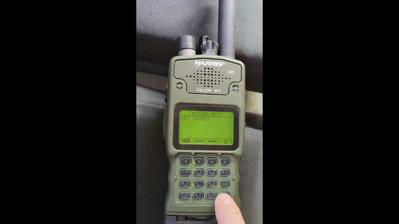 Harris RF-7850 Operation (basics) Falcon III - YouTube