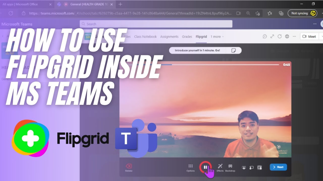 How to use Flipgrid Inside MS Teams (for students) - YouTube