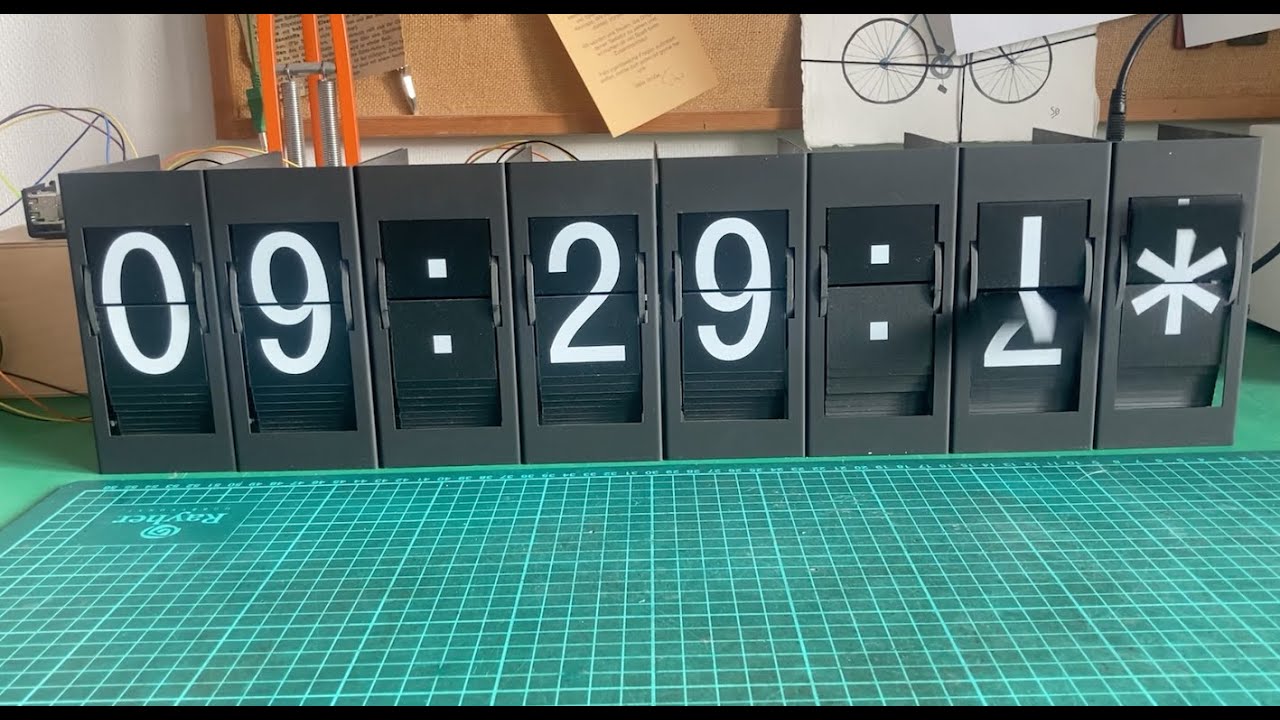 DIY Split Flap Display - YouTube