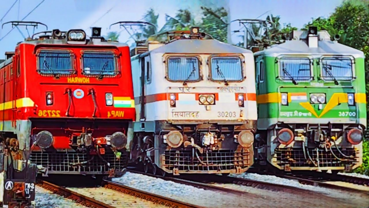 Dangerous Honking Silchar Special+Malda intercity+Teesta Torsa+Azimganj ...