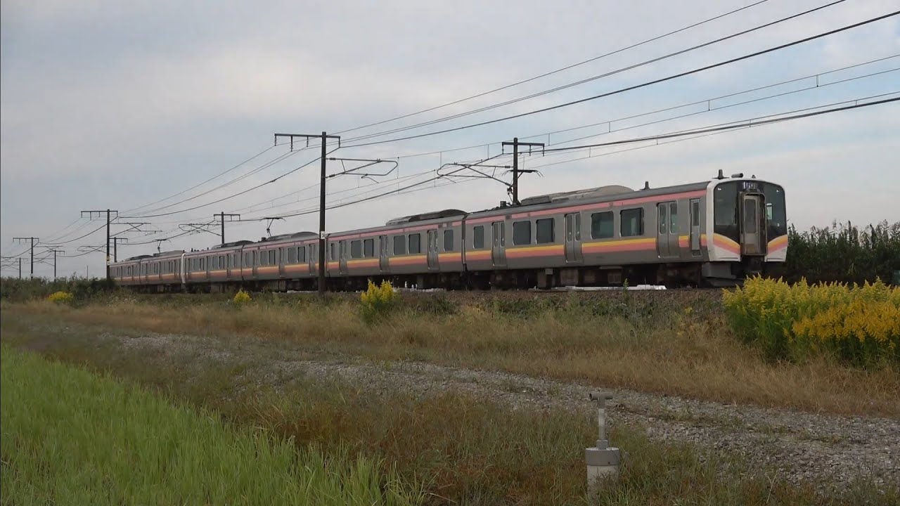 信越本線 E129系(B編成)＋E129系(A編成) 東三条～保内 - YouTube