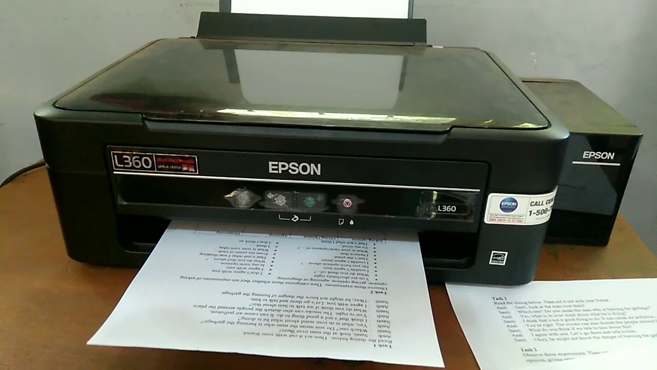 How to copy the document using EPSON Printer - YouTube