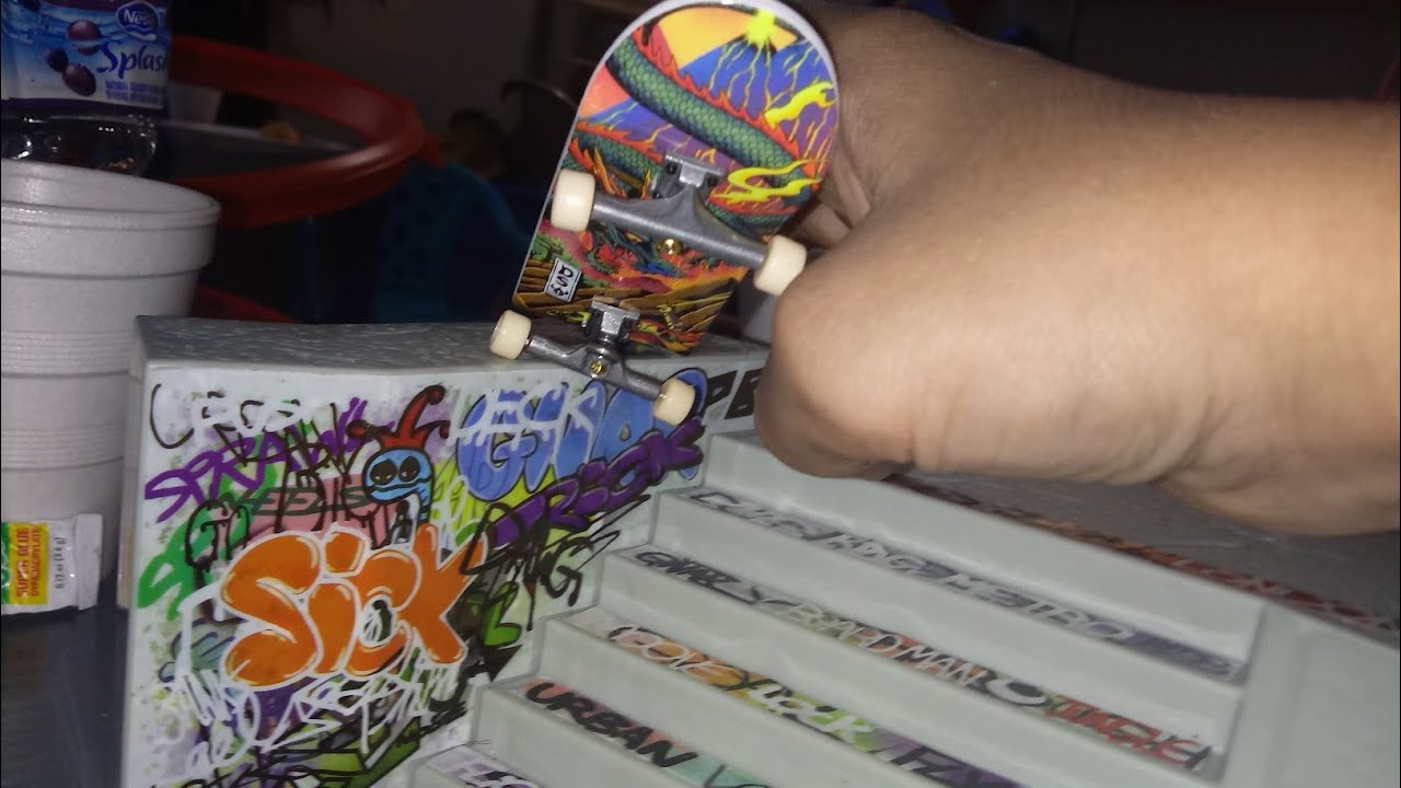 How to build a fingerboard (paint&build) - YouTube