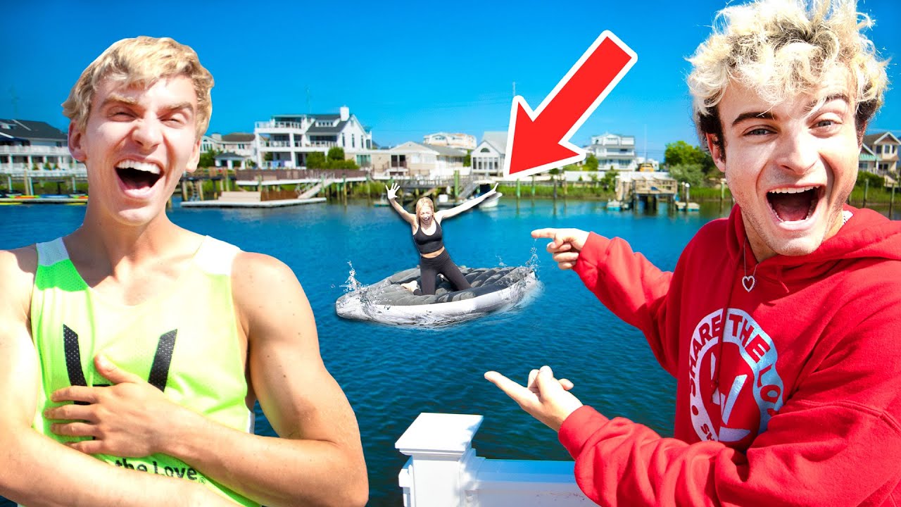 GIRLFRIEND WAKES UP IN OCEAN PRANK WITH STEPHEN SHARER - YouTube