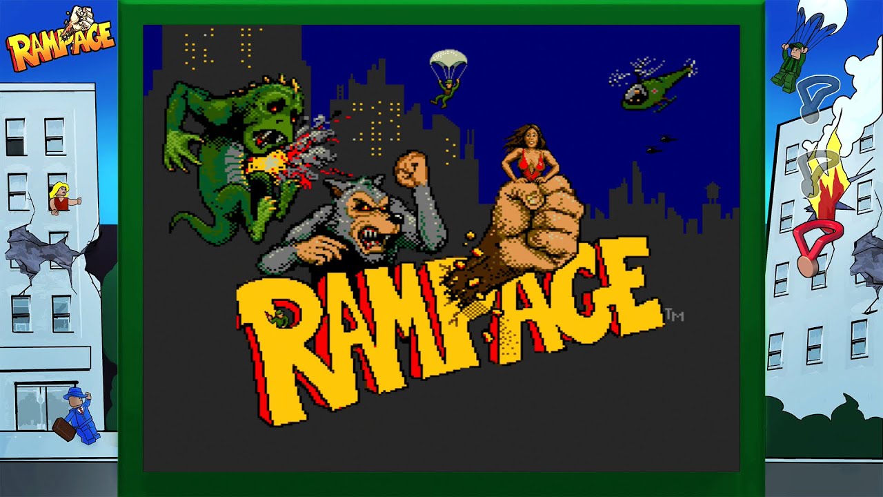 RAMPAGE - LEGO Dimensions: Midway Arcade - Gameplay - YouTube