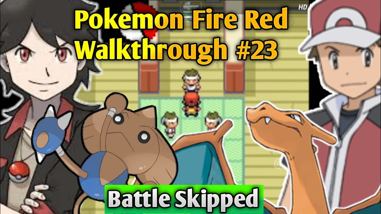 Hitmonchan or Hitmonlee? #23 || Pokemon Fire Red Guide #pokemonfirered ...
