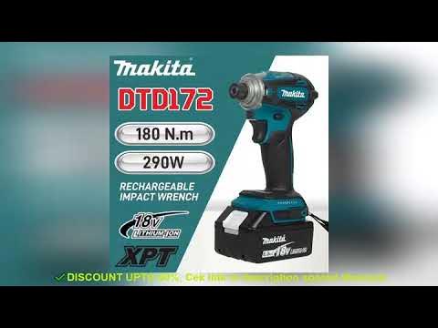 Makita DTD172 Impact Driver Drill 180Nm 18V Brushless Moter Cordless - YouTube