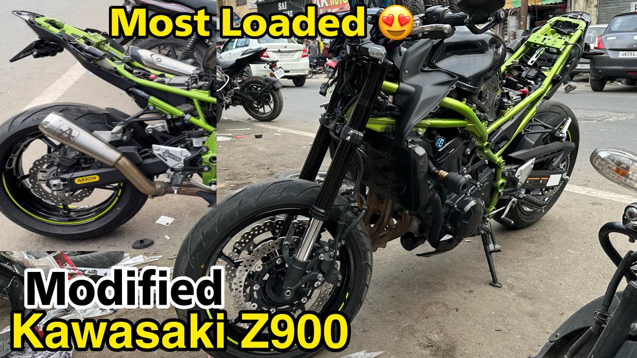 Finally Kawasaki Z900 ka Modification start ho gya 😍 - YouTube